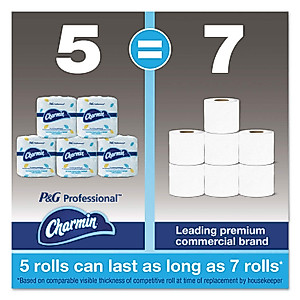Charmin For Commercial Use Toilet Paper, Individually Wrapped, 2-Ply Standard Roll, 75 Rolls / Case, 450 Sheets / Roll