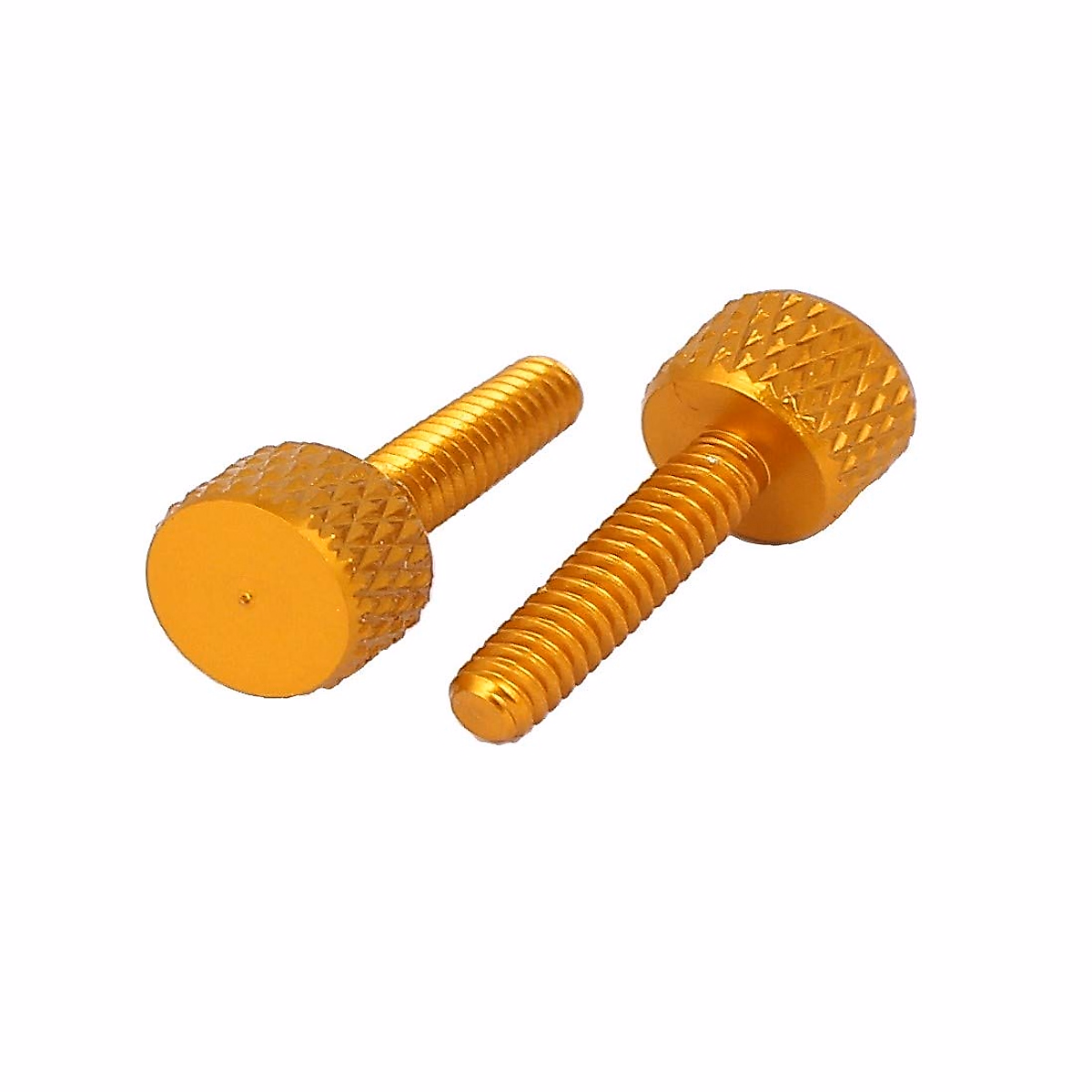 New Lon0167 Computer PC Featured Graphics Card Knurled reliable efficacy Head Thumb Screws Gold Tone 6#-32 4pcs(id:e44 6d 56 378)