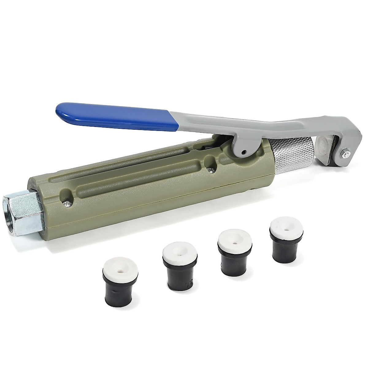 Sand Blaster Gun, Sandblasting Gun with 4X Ceramic Tip Abrasive Sandblaster Gun Kit with Nozzles (2/2.5/3/3.5mm) to Deburr Remove Rust Paint Stain