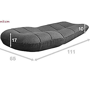 GYDJBD High Back Floor Gaming Chair, Linen Material Lazy Sofa Couch Bed, Softly Cushioned, Easily Folding for Teens Adults (Color : Green)