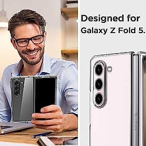 AICase for Samsung Galaxy Z Fold 5 Case Clear, [Anti-Yellow] Slim Fit Transparent Hard PC Protective Phone Case for Samsung Fold 5 5G