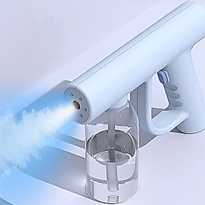 Portable Disinfectants Fogger Machine,Handheld Rechargeable Sprayer,Sanitizer Spray Gun,Steam Gun for Home,Office,School,Garden 300ML -White FARUTA