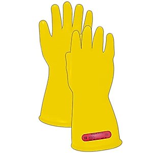 MAGID Class 0 Low-Voltage Rubber Insulating Linemen Safety Gloves, 1 Pair, 11” Long