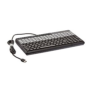 Cherry G86-71401EUADAA LPOS Keyboard w/Touchpad - MSR - USB - US Key Layout - Black
