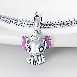 LIGHTDOG 925 Sterling Silver Charms for Pandora Charm Bracelets Necklaces for Woman Dangle Pendant Bead,Jewelry Beads Gifts for Women