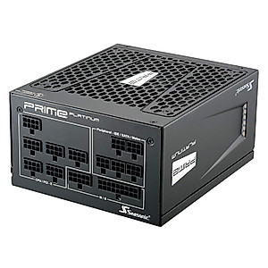 Seasonic PRIME 1300 Platinum SSR-1300PD 1300W 80+ Platinum ATX12V & EPS12V Full Modular 135mm FDB Fan Power On Self Tester Power Supply