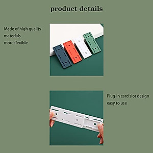 8PCS Self-Adhesive Desktop Socket Fixer, Punch-Free Socket Holder Management Punch Free Surge Protector, Desktop mountable Plug-in Socket Fixer Holder for Desk, Wall, WiFi Router, Paper Towel Box