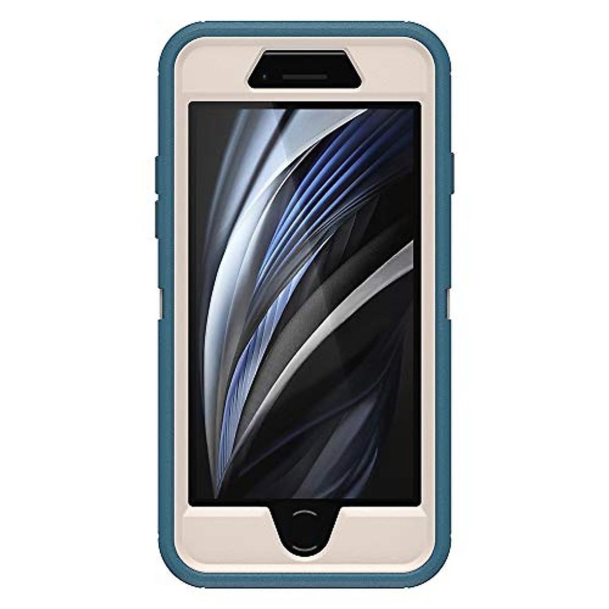 OtterBox iPhone SE 3rd & 2nd Gen, iPhone 8 & iPhone 7 (not compatible with Plus sized models) Defender Series Case - BIG SUR, rugged & durable, with port protection, includes holster clip kickstand