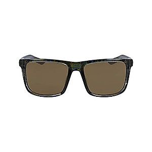 Dragon Men's Meridien Rectangular Sunglasses, Rob Machado Resin/Ll Brown, 57 mm