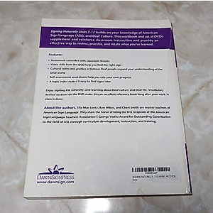 Signing Naturally Student Workbook, Units 7-12