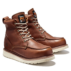 Timberland PRO Men's 53009 Wedge Sole 6" Soft-Toe Boot,Rust,10.5 M