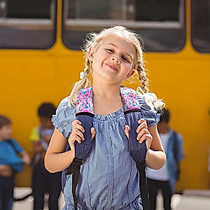 YR Seat Belt Cover for Kids, Soft Comfort Seat Belt Cushion for Children, Cute Cartoon Pattern Car Seat Belt Pads Cover for Girls and Boys, 1 Pack, Unicorn