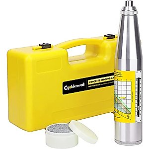 CGOLDENWALL Concrete Rebound Hammer Tester Resiliometer Test Meter Tool within The scope of 1450.38psi-8702.26psi (10-60Mpa) ZC3-A with English Label and Calibration Certificated (Old or New Panel)