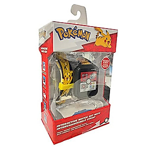 Accutime Kids Pokemon Educational Learning Smart Watch Toy with Interchangeable Straps for Boys, Girls - Selfie Cam, Learning Games, Alarm, Calculator (Model: POK40031AZ)
