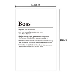 Ulbeelol Boss Definition Card, Funny Boss Day Card, Boss Birthday Card, Appreciation Card for Boss, Boss Thank You Card, Boss Card