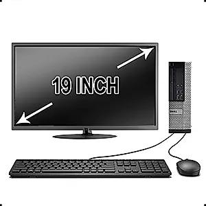 Dell Optiplex 9020 SFF Computer Desktop PC, Intel Core i5 Processor, 16 GB Ram, 2 TB Hard Drive, WiFi, Bluetooth 4.0, DVD-RW 1 inch LCD Monitor, Windows 10 Pro (Renewed)