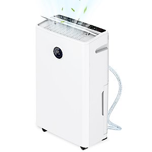 4500 Sq. Ft Dehumidifier for Basement, 50 Pints Large Dehumidifiers for Home with drain hose and 5L Water Tank, Powerful Moisture Removal for Whole House, Large Room, and Intelligent Humidity Control