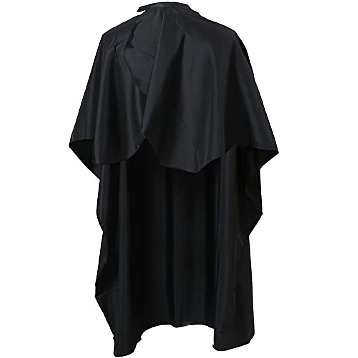 HOOMBOOM Professional Salon Cape with Snap Closure, Waterproof Hair Salon Cutting Cape Barber Hairdressing Cape with Adjustable - 47" x 55" Black