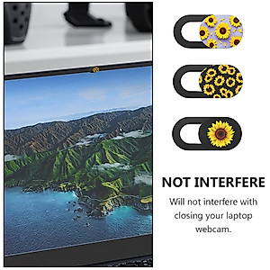 SOLUSTRE 6 pcs Camera Cover Smartphone Lens Cover Webcam lid Webcam Cover Computer Laptop Privacy Cover Webcam Lens Cover Webcam Slider Camera for Computer Printing Protective Cover abs