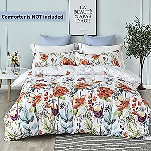 PAPAWU Custom Name 3 Piece Bedding Duvet Cover Set Personalized Queen Size Microfiber Duvet Cover with Zipper Closure