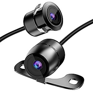 Reverse Backup Camera,RAAYOO L002 HD 170 Degree Wide View Angle Universal Car Front/Side/Rear View Camera,2 Installation Option,Removable Guildlines,Mirror Non-Mirror Image,12V only