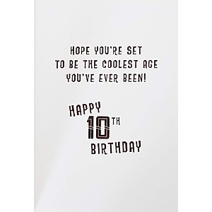 Greeting Card Break Out The Double Digits - Get Ready To Be Ten - Happy 10th Birthday