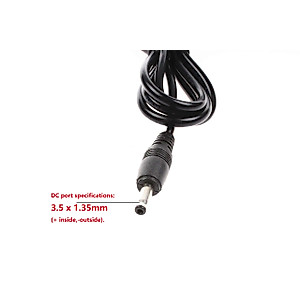 NOYITO AC to DC 4.5V 1A 1000mA Adapter Converter AC120V 100-240V to 4.5V Power Supply DC Interface 3.5 x1.35mm Wire Length 4.9 ft (Pack of 2)