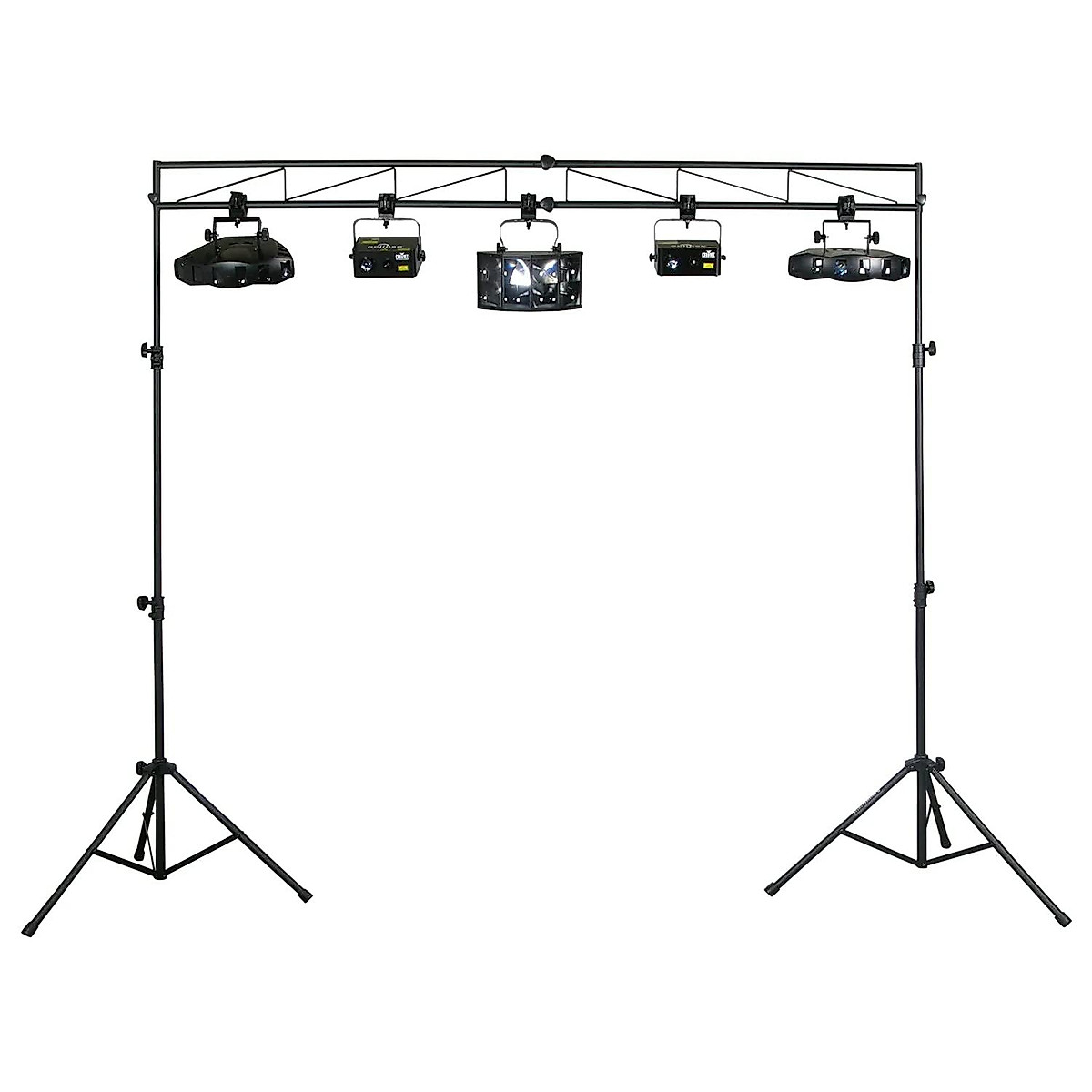Odyssey Ltmts8 8 Feet Portable Mobile DJ Truss Kit Lighting Stand and Truss Package