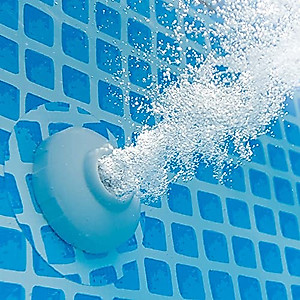 Intex 28157EH Easy Set 15 Foot by 33 Inch Round Inflatable Outdoor Backyard Above Ground Swimming Pool Set with 530 GPH Filter Pump, Blue