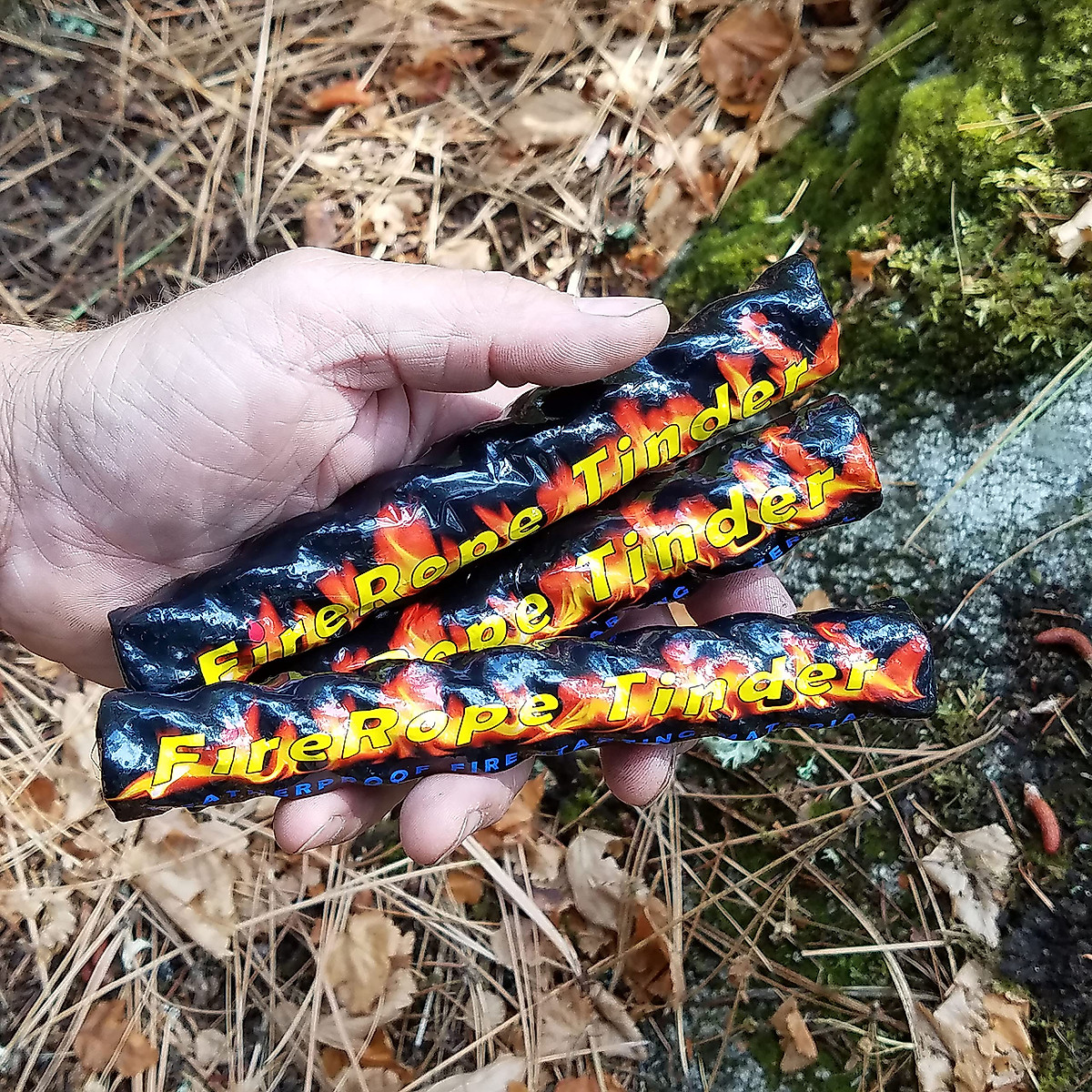 Coopers Bay Outdoors Coopers Bay FireRope Tinder - The Ultimate Weatherproof Emergency Firestarting Material - Hiking Accessories for Camping, Backpacking and Survival (6)