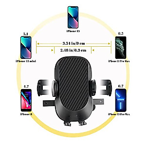 BANBOTU Car Phone Holder Mount - Socket Grips Pop Cradles Friendly, Hands-Free 360° Rotatable & Anti-Shake Air Vent Mount, Universal Car Phone Holder Compatible with Thick Case & All Mobiles