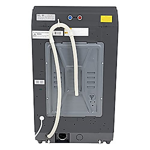 Avanti STW20D2P Portable Washing Machine 2.0 Cu. Ft. Capacity with Standard Sink/Faucet Attachment, 6 Cycles, Compact for Apartments Dorms and RVs, Gray