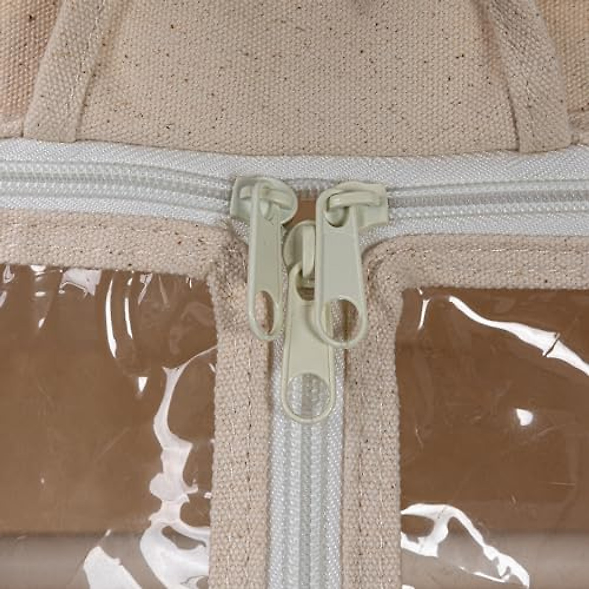 Household Essentials, Natural Cedarline Hanging Wardrobe, Heavy-Duty Cotton Canvas, Breathable, Versatile