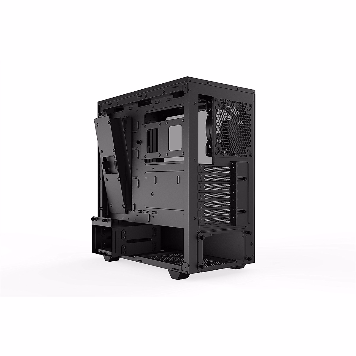 be quiet! Pure Base 500DX ATX Mid Tower PC case | ARGB | 3 Pre-Installed Pure Wings 2 Fans | Tempered Glass Window | Black | BGW37