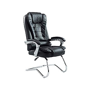 XXXDXDP Executive Ergonomic Desk Chair Chair Heavy Duty Swivel Adjustable Leather Chair Comfortable Ride (Color : Coffee Color)