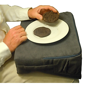 Laptop Easel, Lap Desk Pillow. Ergonomic Laptop Computer Desk & Desktop Book Stand with Orthopedic Wrist Support.