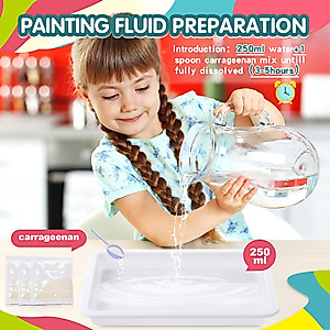 Toylogy Marbling Paint Art Kit for Kids Art and Crafts for Kids Ages 6-12 Craft Kits for Girls & Boys Gift Ideas for Kids Activities Age 4 5 6 7 8 9 10 Year Old Girls Gift