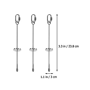 PATKAW 3Pcs Bird Food Holder Bird Skewer Stainless Steel Parrot Fruit Vegetable Stick Holder Small Feeder for Bird Parrot