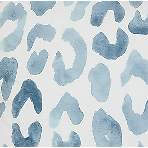 Thro by Marlo Lorenz Miron Cheetah Velvet Throw Pillow, 20" x 20", Teal