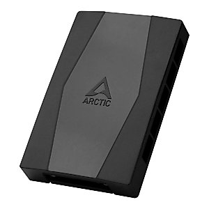 ARCTIC Case Fan Hub - 10-fold PWM Fan Distributor with SATA Power, Fan Hub - Black