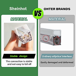 sheinhot 5 Grid Hexagon Garage Lights, Hexagon LED Lights, 22000LM Hexagon Lights LED Garage Lights for Garage Workshop Basement Gym Warehouse, 6500K