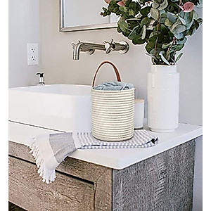 Goodpick Hanging Rope Basket Boho Wall Decor Set (Set of 2)