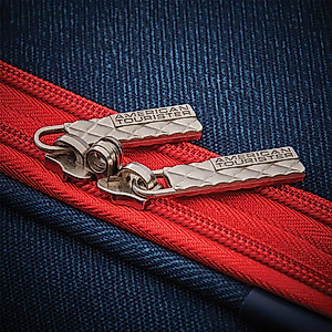 American Tourister Disney Softside Luggage with Spinner Wheels, Minnie Mouse Denim, 21-Inch