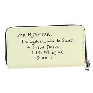 Harry Potter Hogwarts Letter Zip Around Wallet