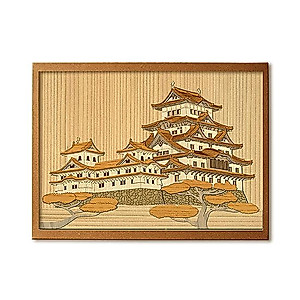 KINOWA Wooden Art Kit Kiharie Himeji Castle Made in Japan