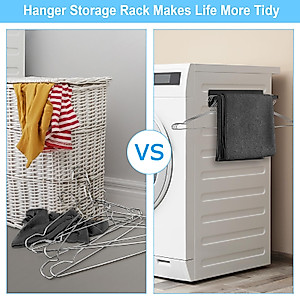 Magnetic Paper Towel Holder for Fridge, Toilet Paper Roll Holder Magnetic Paper Towel Rack Wall Mount and Hanger Organizer Magnetic Hanger Holder for Washing Machine Laundry Room Organization
