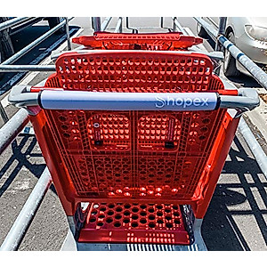 Shopping Cart Handle Cover by Shopex, Cover for Grocery Cart, Buggy and Trolley Handles | Safe for Adults, Babies and The Environment | Eco-Friendly and Reusable | 16 Inches Long | Grey