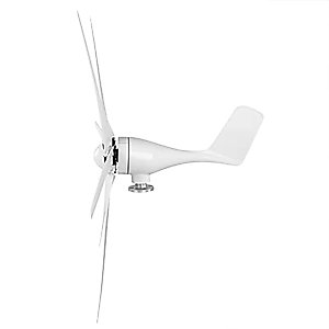 Wind Genertor, 6 Blades Wind Turbines Kit Generator, with Small Power Supply for Mobile Room Boats Cabin, 100W, Tools (12V)