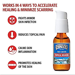 Sovereign Silver First Aid Gel – Topical Healing Homeopathic Medicine, 1 oz.