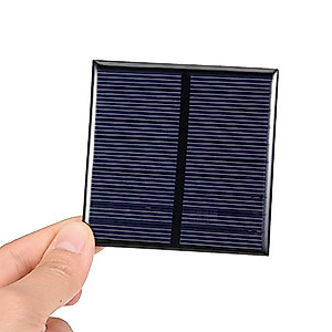 uxcell 5Pcs 0.7W 5V Small Solar Panel Module DIY Polysilicon for Toys Charger